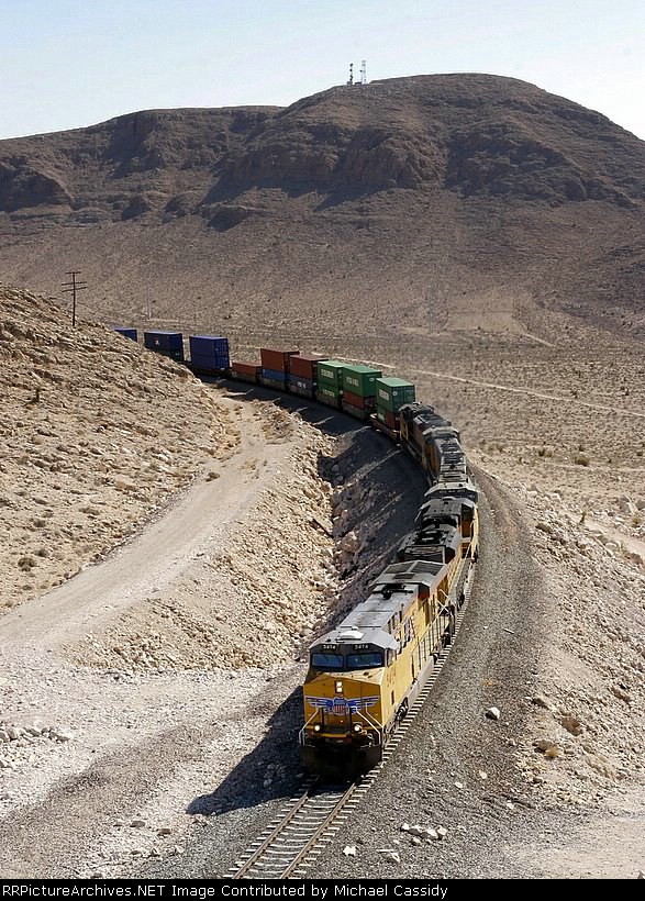 West bound passing radio tower hill